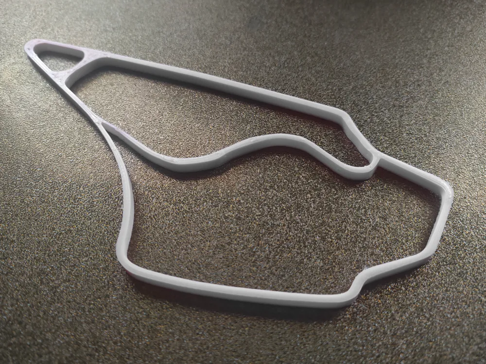 Knockhill Circuit Wall Line Art by FinJamesT - MakerWorld