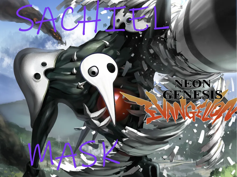 Sachiel Mask 3rd Angel Evangellion by Boobynette - MakerWorld