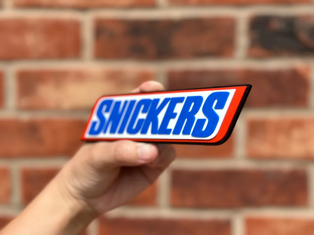 SNICKERS Logo by FatDog - MakerWorld