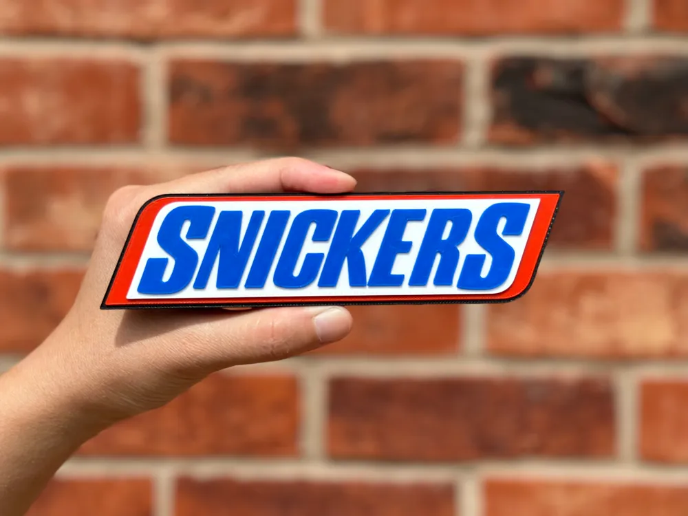 SNICKERS Logo by FatDog - MakerWorld