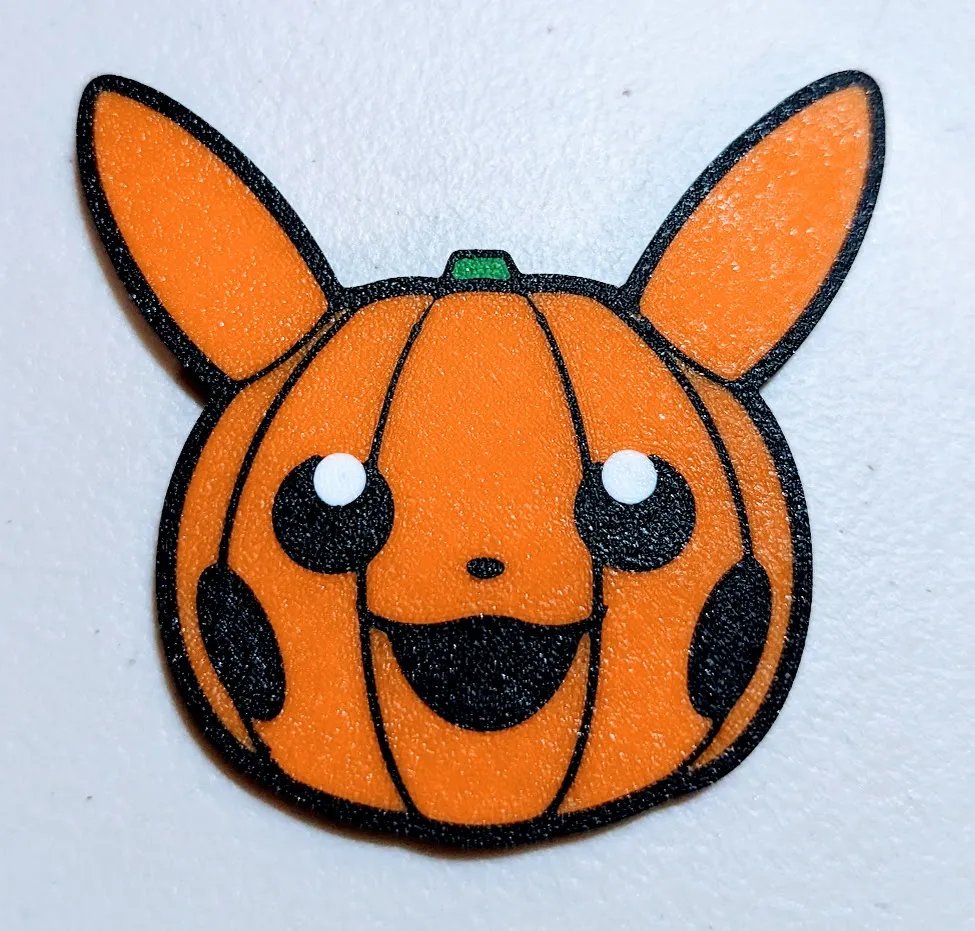 Halloween Pikachu Pumpkin by Viledisgorgement - MakerWorld