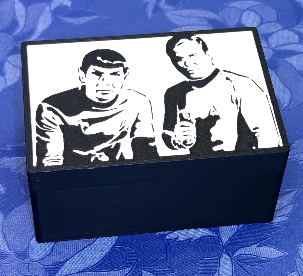 Star Trek Original Series tribute Box - Kirk and Spock by Archork ...