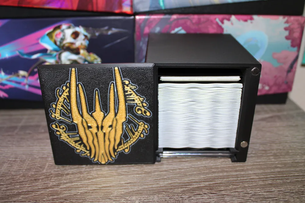 MTG EDH Commander Showcase Deck Box - Sauron by Westly MakerWorld ...