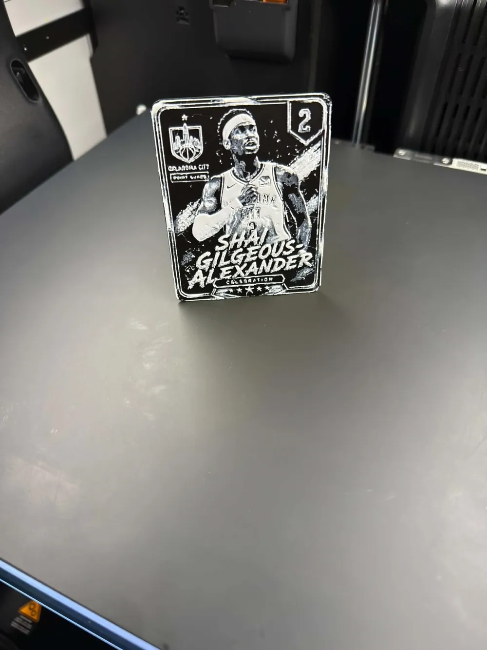 Shai Gilgeous Alexander Player Card - Free 3D Print Model - MakerWorld