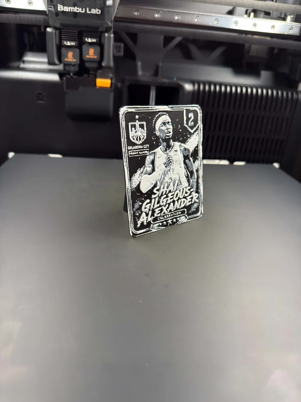 Shai Gilgeous Alexander Player Card - Free 3D Print Model - MakerWorld