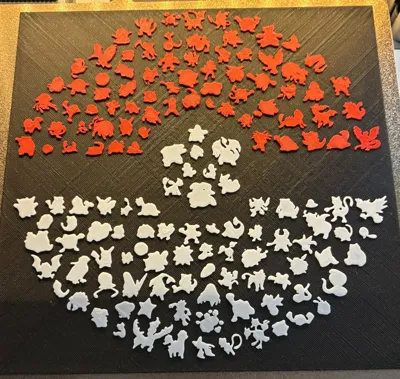 Gen 1 Pokeball Who's that Pokémon Frame by ramorimdias MakerWorld ...