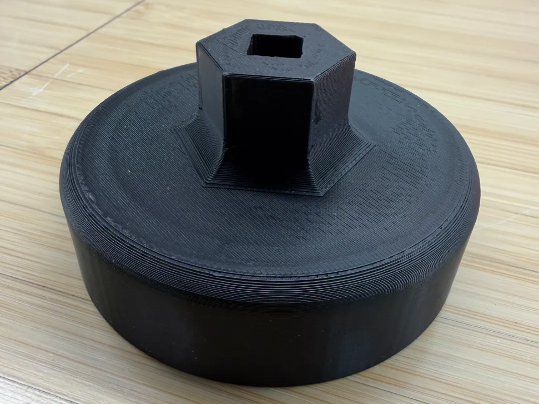 74mm x 14-Flute Oil Filter Wrench Socket (German) - Free 3D Print Model ...