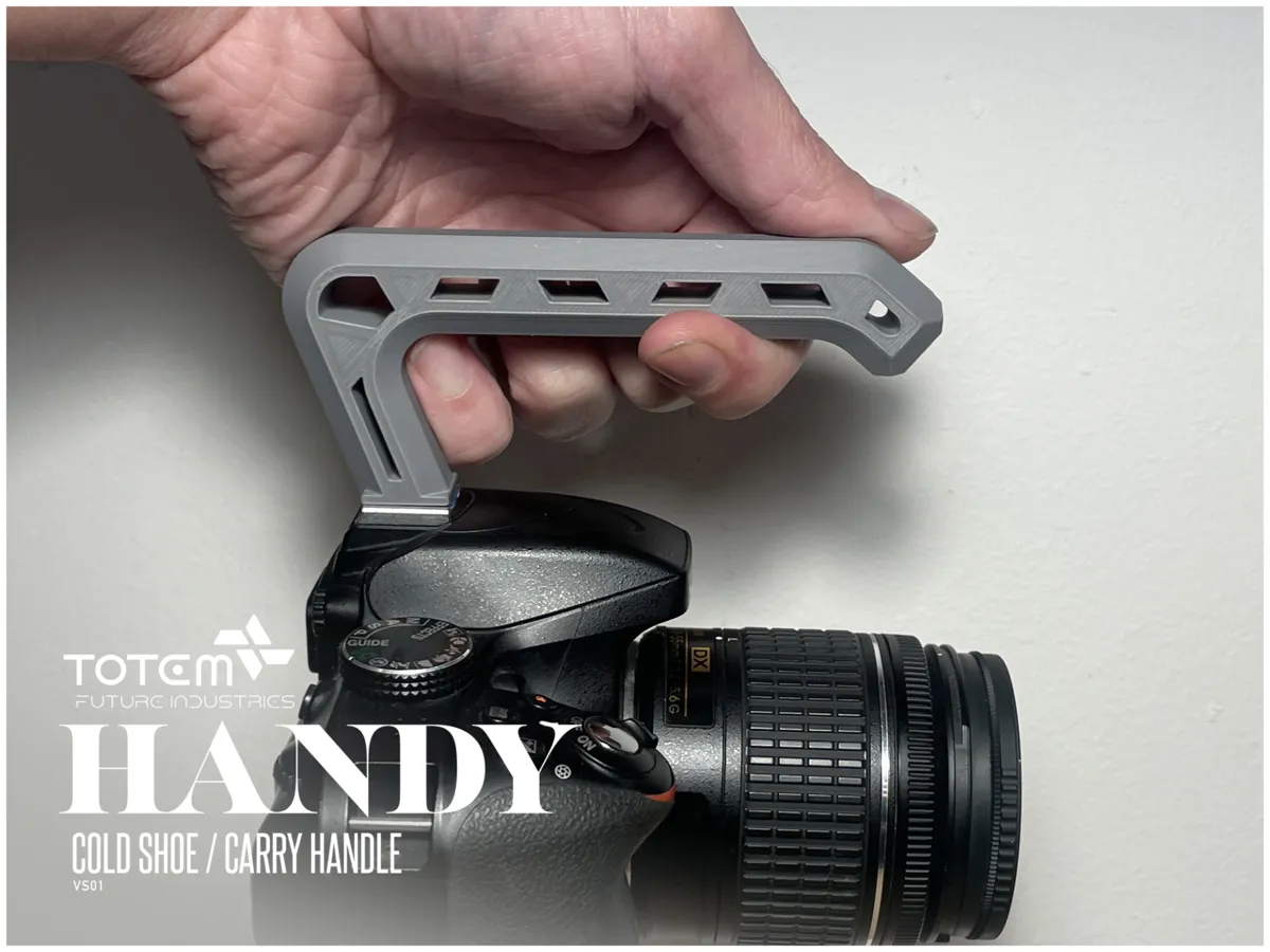 HANDY - Cold shoe camera handle. by Totem MakerWorld: Download Free 3D ...