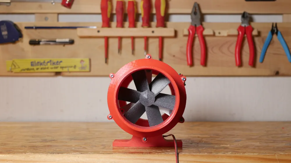 3D Printed Duct Fan With 775 Motor by Nikodem Bartnik MakerWorld ...