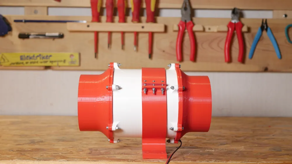 3D Printed Duct Fan With 775 Motor by Nikodem Bartnik MakerWorld ...