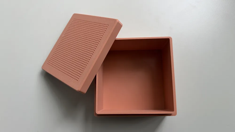 Quadratische Kreuzstich-Stickerei-Box Größe S – Kostenloses 3D ...