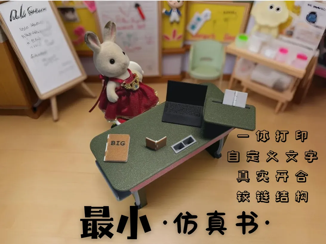 Smallest truly openable miniature book - Free 3D Print Model - MakerWorld