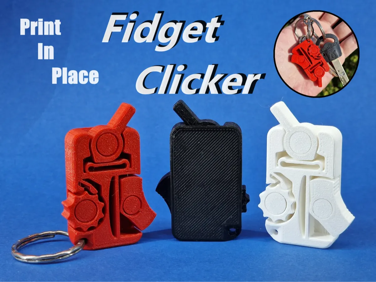 Print-In-Place Fidget Clicker by jacopo07 MakerWorld: Download Free 3D ...