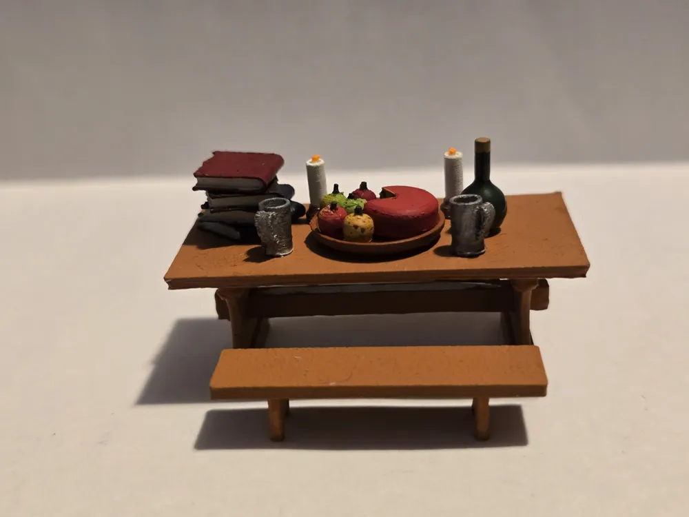 D&D bench by Enki MakerWorld: Download Free 3D Models