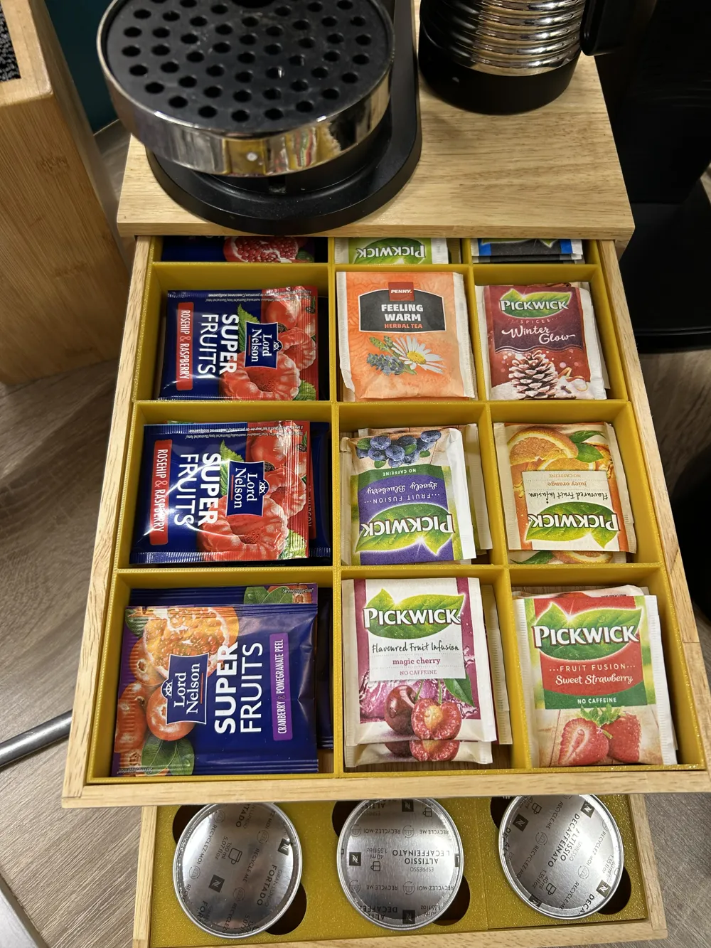 Organizer na čaj / tea organizer, action drawers - Free 3D Print Model ...