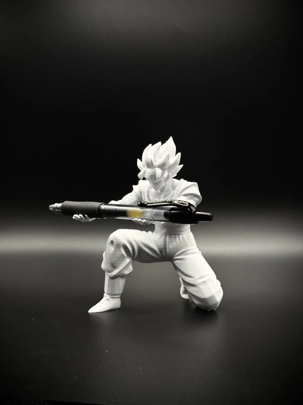 Goku Pen Holder DBZ - Custom Desk Decor! - Free 3D Print Model - MakerWorld