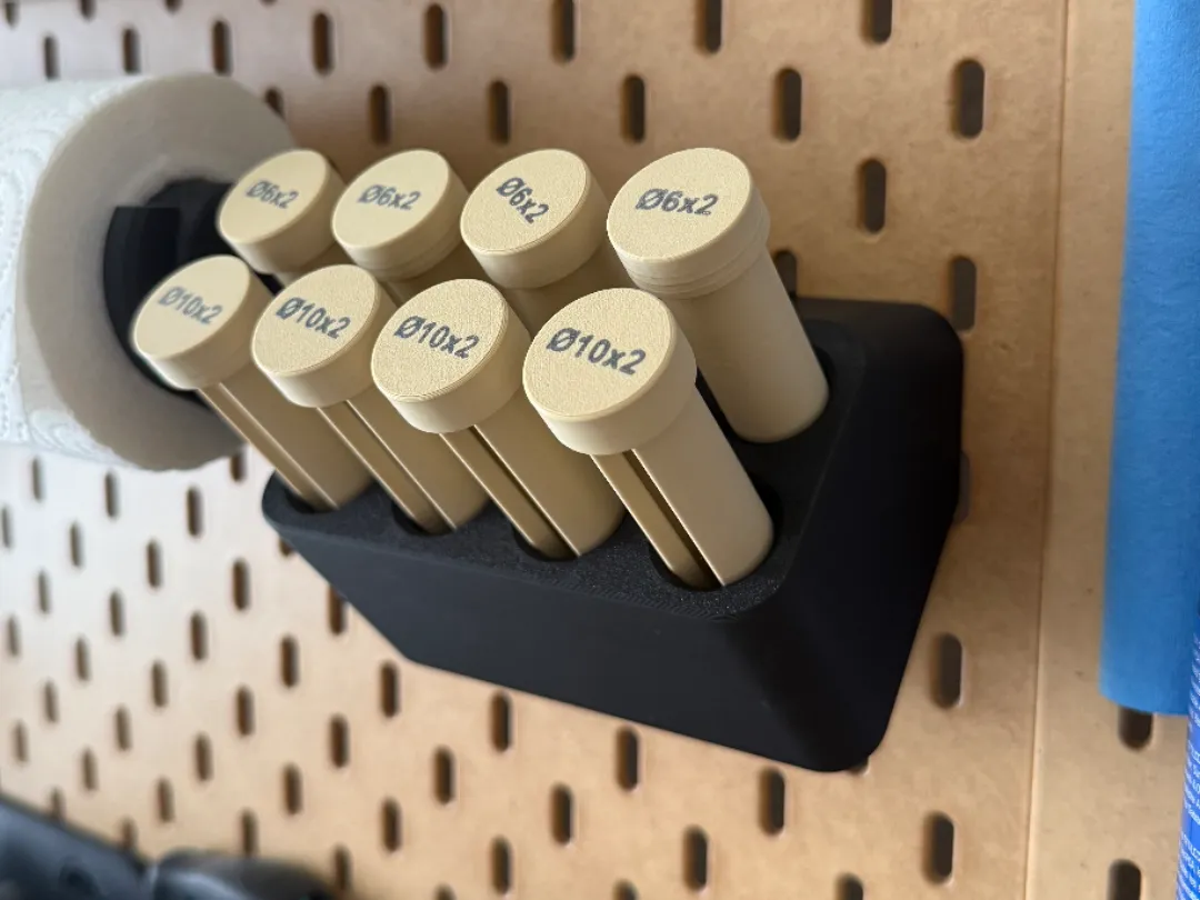 Skadis Mount for Magnet dispenser. - Free 3D Print Model - MakerWorld