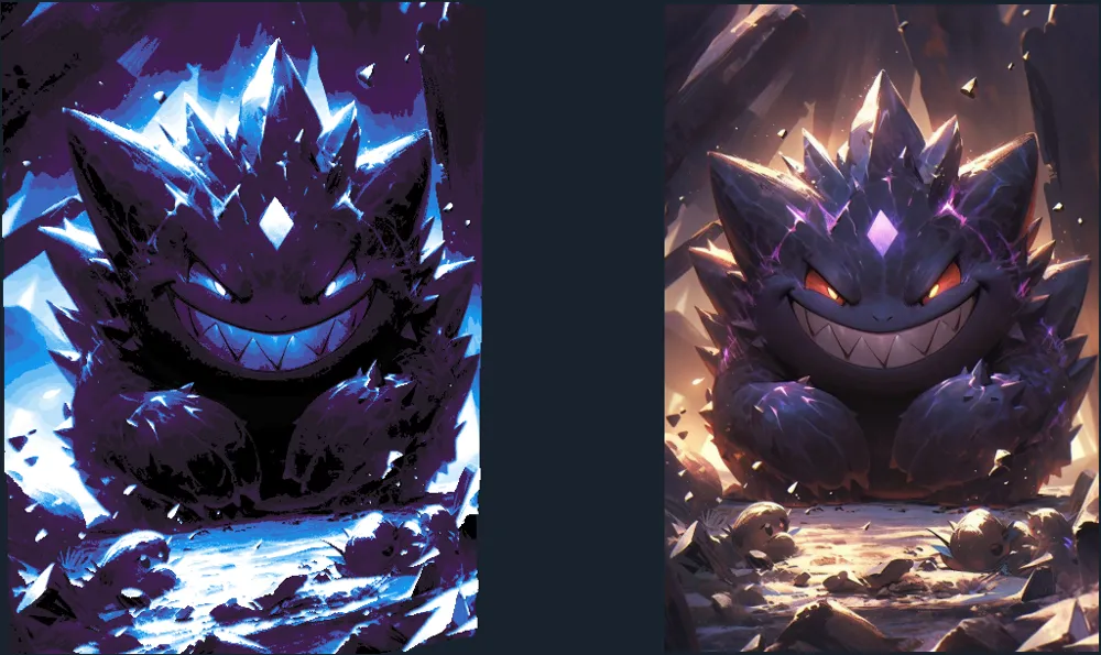 Gengar Crystal HueForge by Revisal - MakerWorld