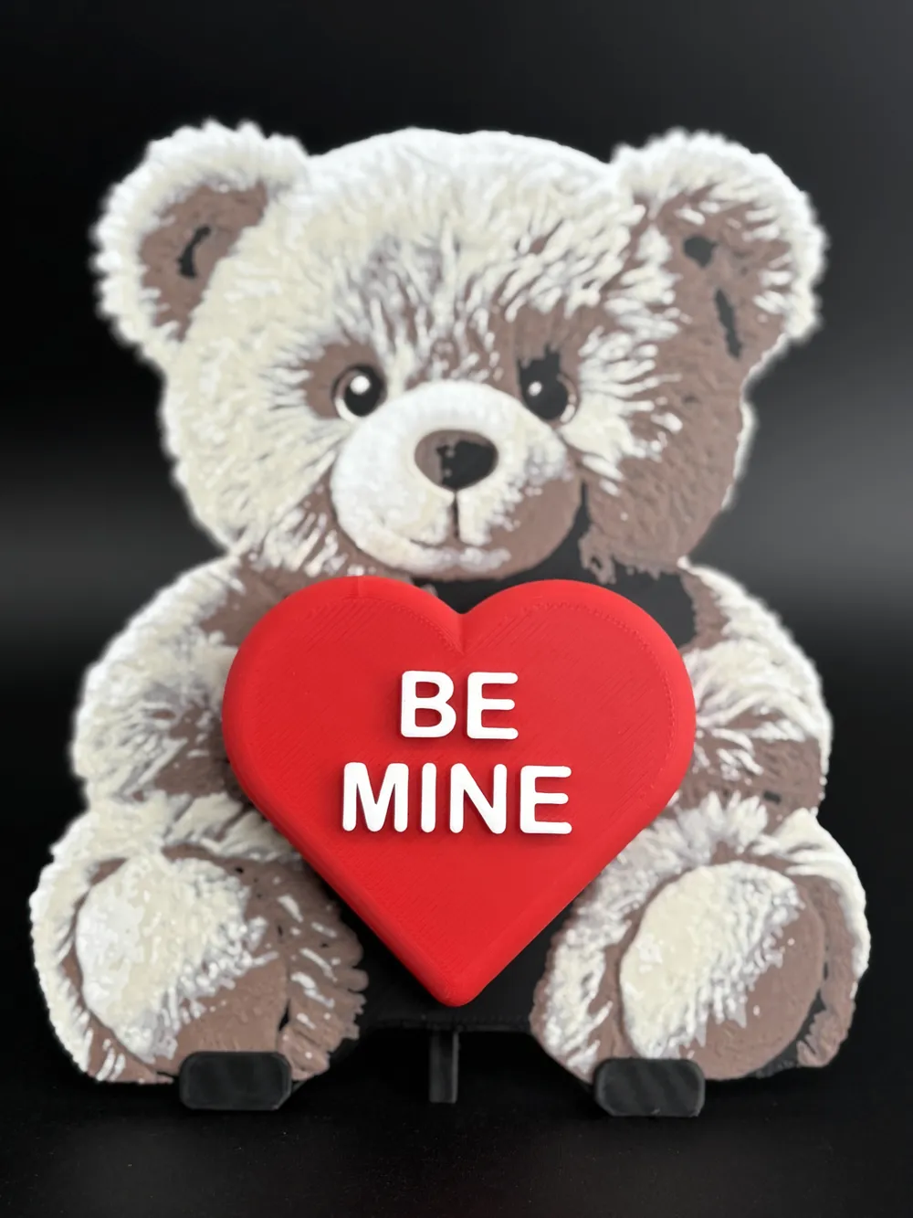 Sweet Heart Message Bears - Free 3D Print Model - MakerWorld