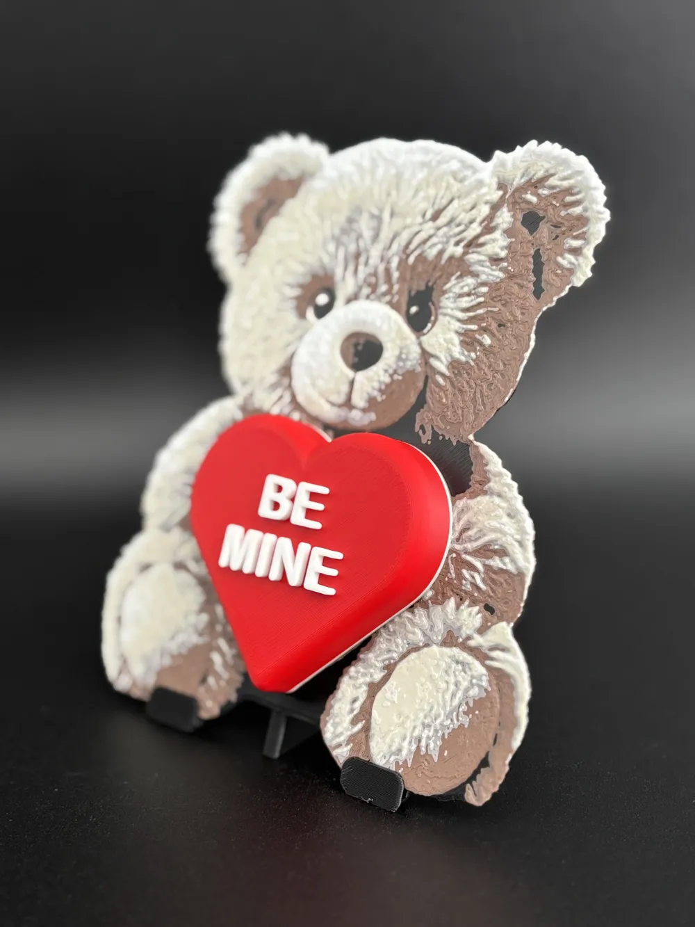 Sweet Heart Message Bears - Free 3D Print Model - MakerWorld