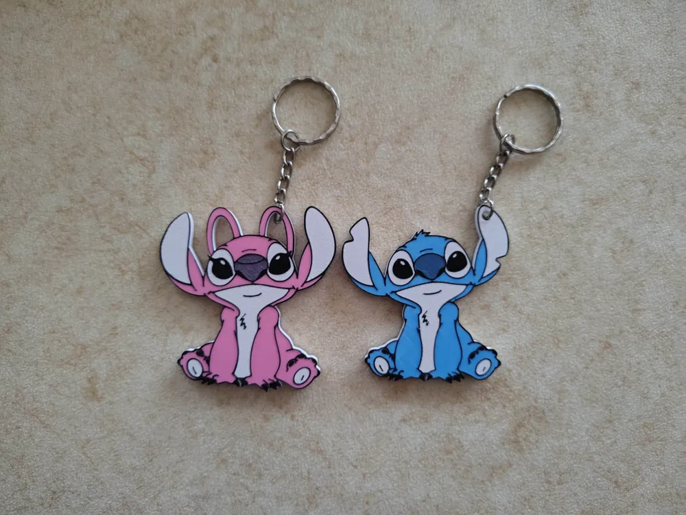 Stitch & Angel by Robynud MakerWorld: Download Free 3D Models