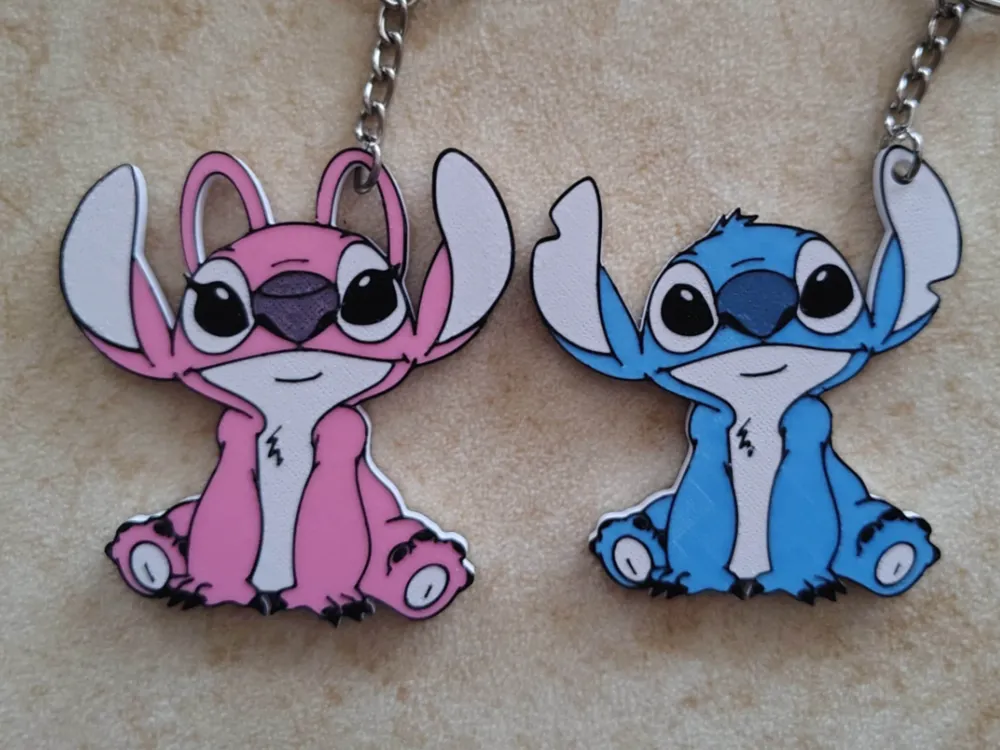 Stitch y Angel por Robynud MakerWorld: Descarga Modelos 3D Gratuitos