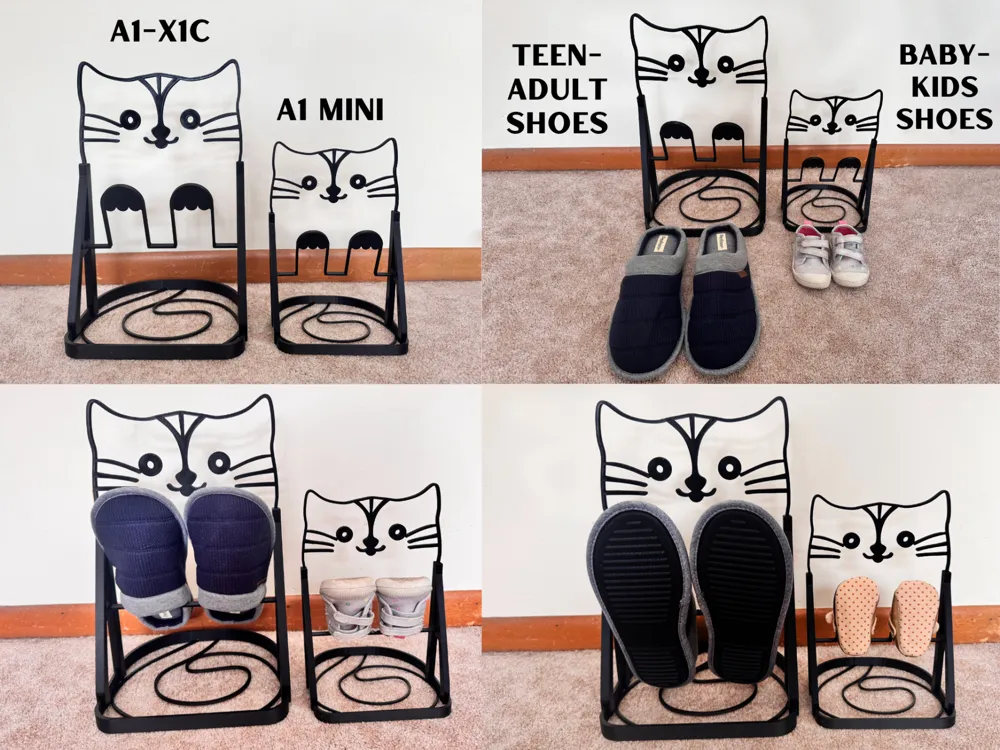Expandable cute shoe / slipper rack by Kopp3D MakerWorld: Download Free ...