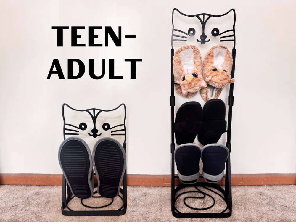 Expandable cute shoe / slipper rack by Kopp3D MakerWorld: Download Free ...