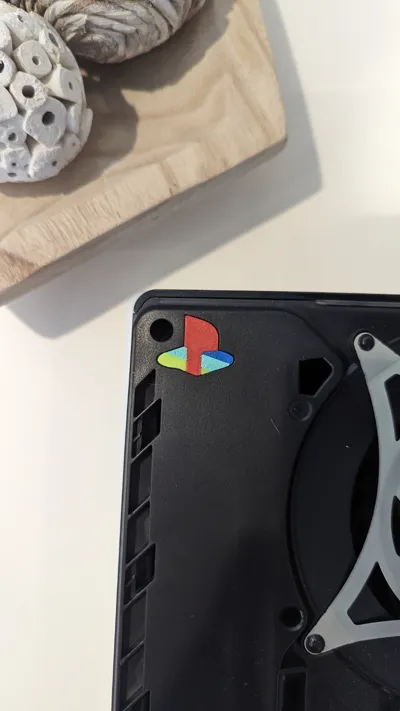 PS5 Slim Logo Insert by Eminent3D - MakerWorld