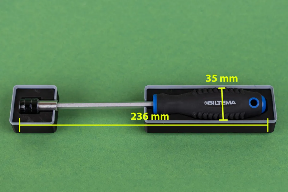 Screwdriver (biltema) holder - GRIDFINITY - Free 3D Print Model ...