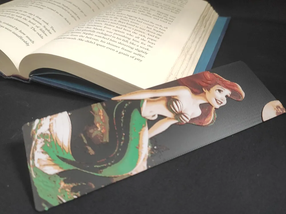 Ariel, The Little Mermaid Bookmark by 3djd MakerWorld: Download Free 3D ...