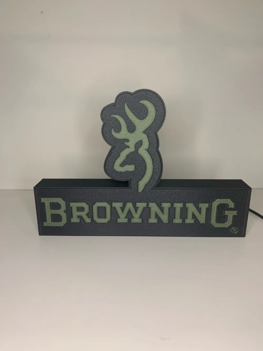 Browning Logo Lamp by 3DCrabClawCreations - MakerWorld