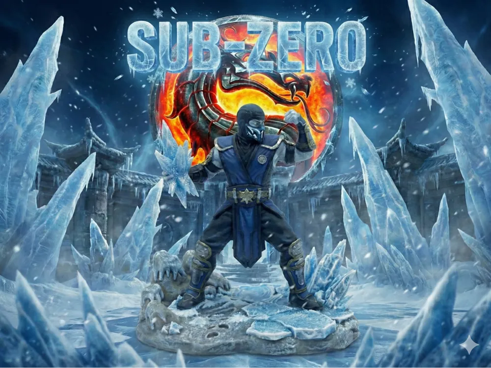 Sub-Zero MK: Figurine à détails élevés - Modèle d'Impression 3D Gratuit ...