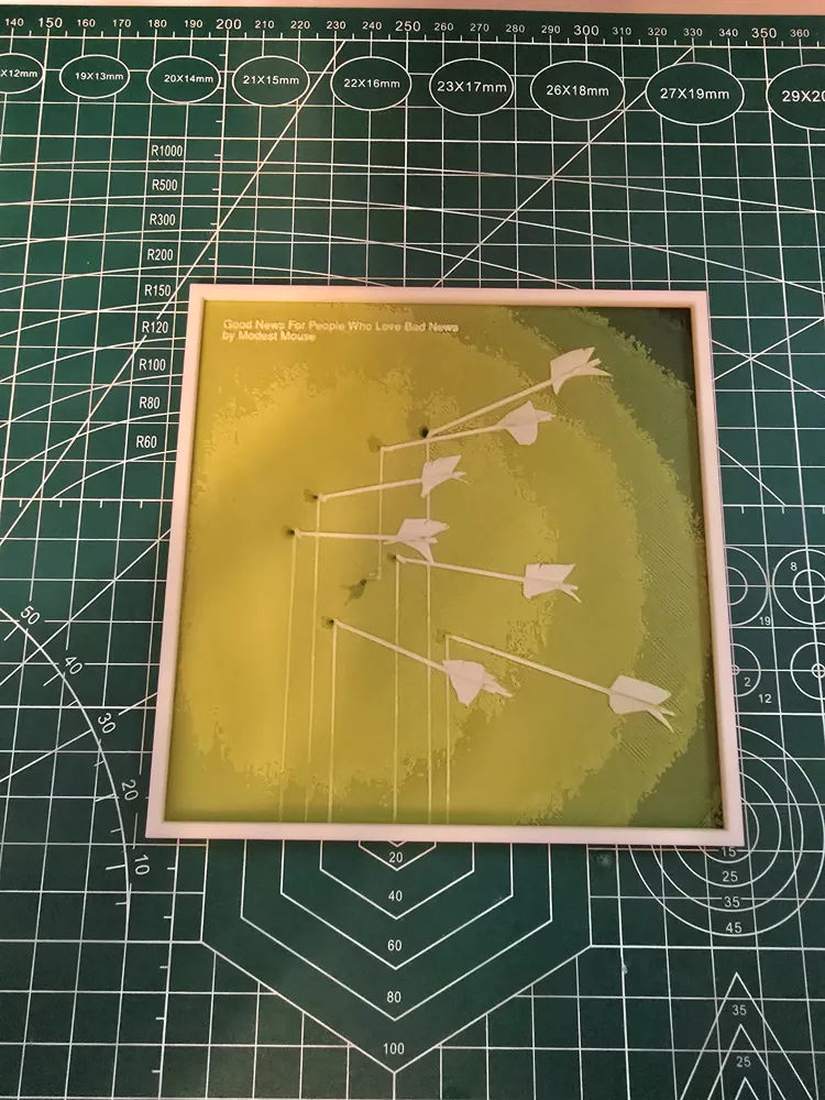 Modest Mouse "Good News..." Album - Hueforge Art by Lumpy3D MakerWorld: Download Free 3D Models