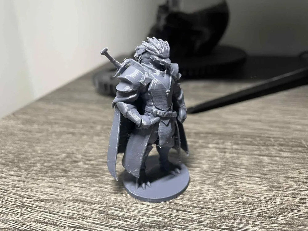 Draconic knight (Armored Dragon Warrior Mini) by Cathaldus MakerWorld ...