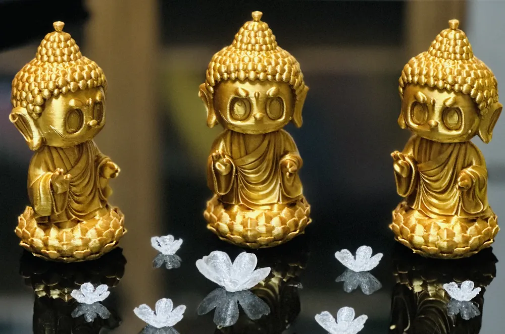 Golden Buddha Bububu la bubu x Mount Ling Vulture Buddha x Su Chao ...