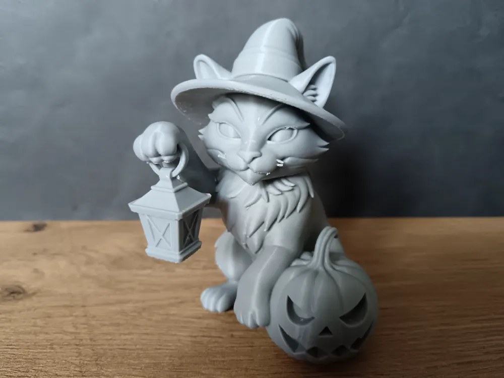Halloween Cat - Free 3D Print Model - MakerWorld