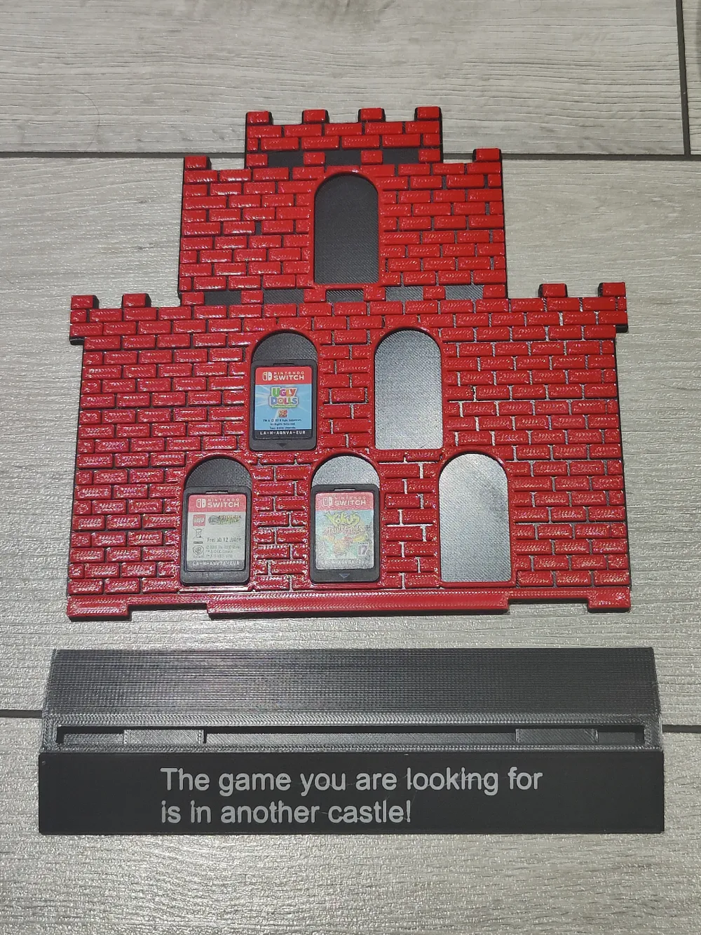 Super Mario Nintendo Switch games holder stand by Emashi - MakerWorld