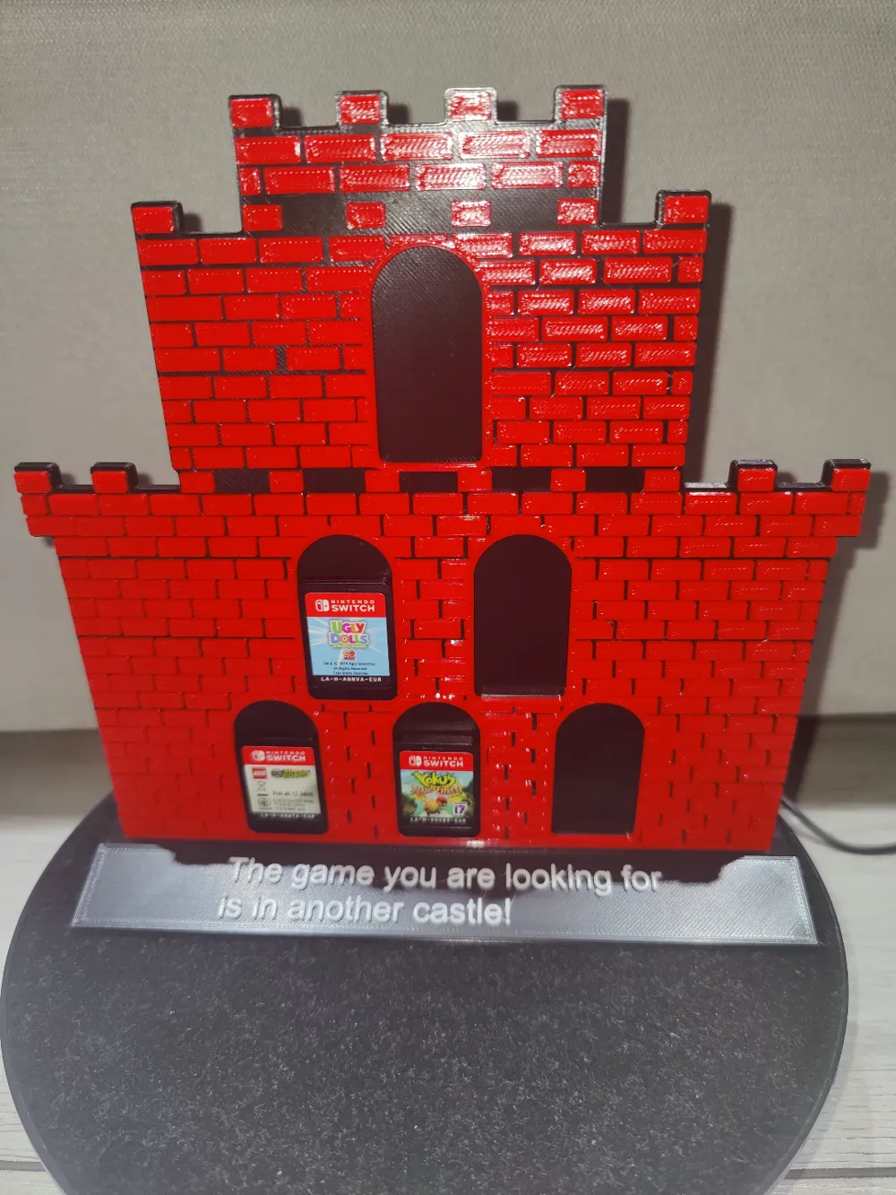 Super Mario Nintendo Switch games holder stand by Emashi - MakerWorld