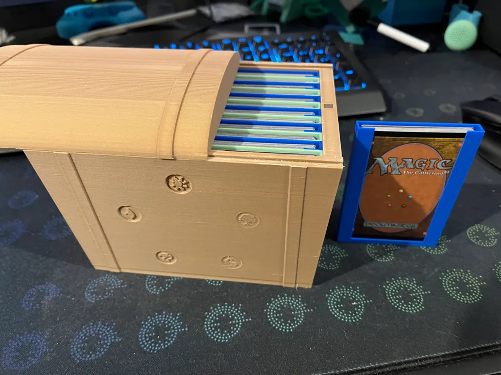 MTG Treasure Chest Cube Box by Aristodenos - MakerWorld
