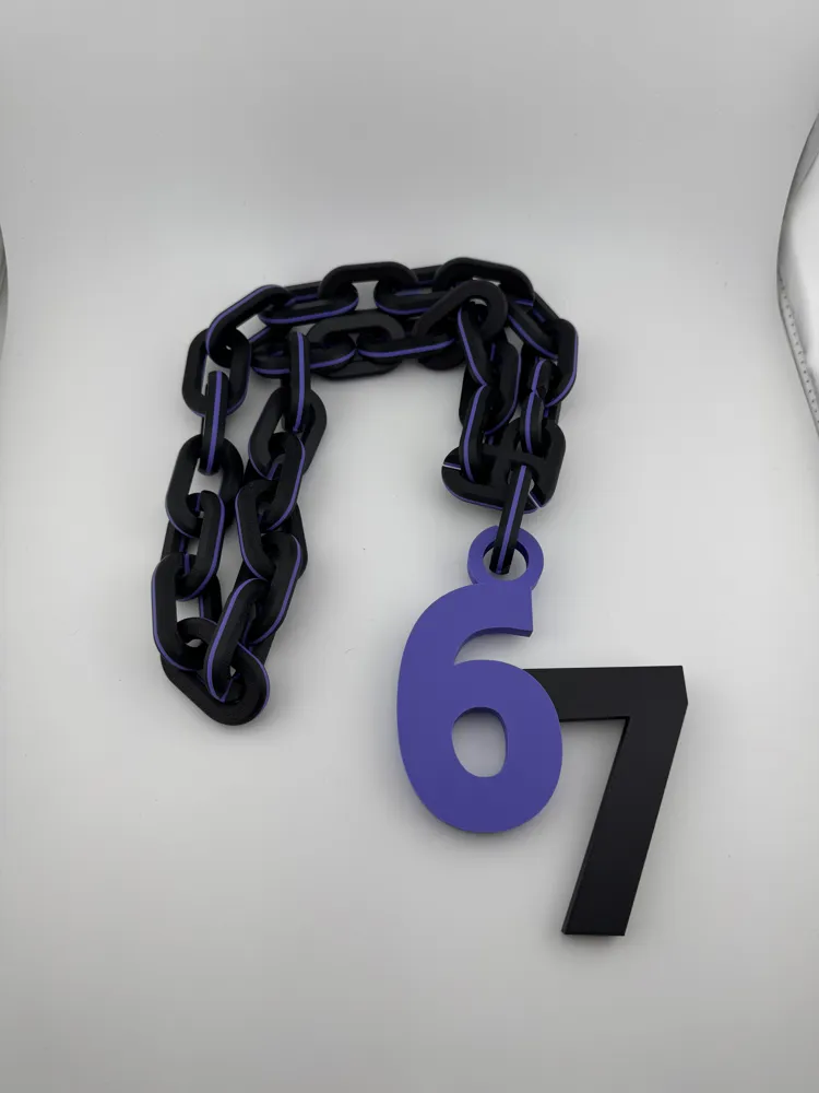 6 7 hype chain version 1 - Free 3D Print Model - MakerWorld