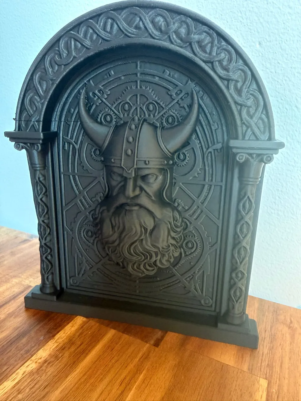 Plaque murale de gardien viking – Style nordique - Modèle d'Impression ...