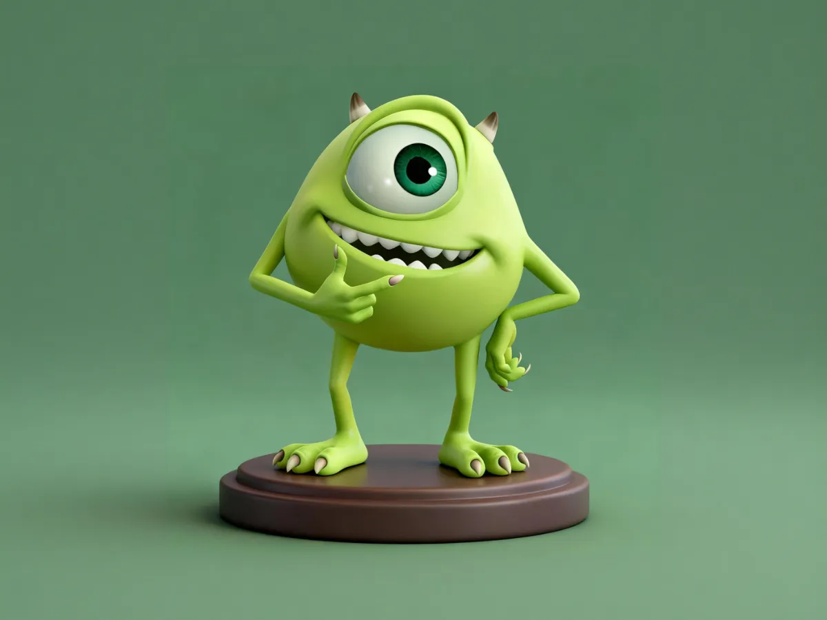 Mike Wazowski - Monsters, Inc. Disney Animated Movie Merchandise Figure ...