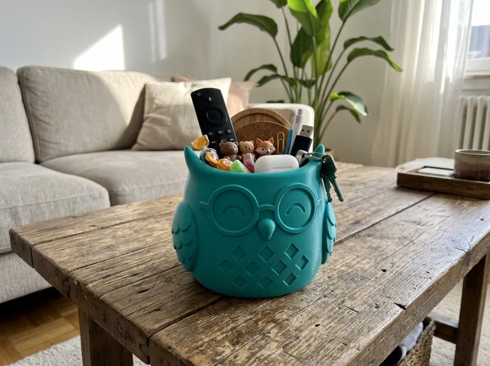 Linda Cesta-Maceta Búho – Caja de Regalo de 3 Tamaños - Modelo de ...
