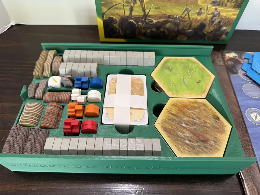 Catan - Legend of the Conquerors Organizer Tray - Free 3D Print Model ...