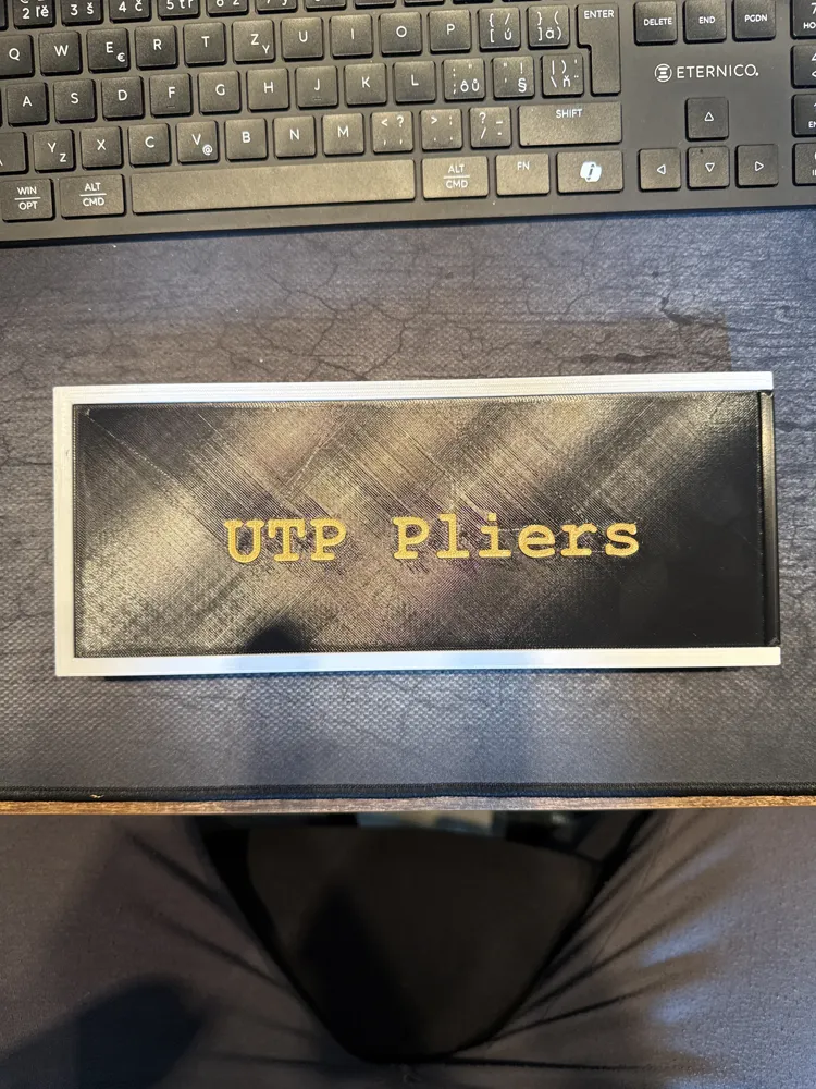 UTP Pliers Box - Free 3D Print Model - MakerWorld