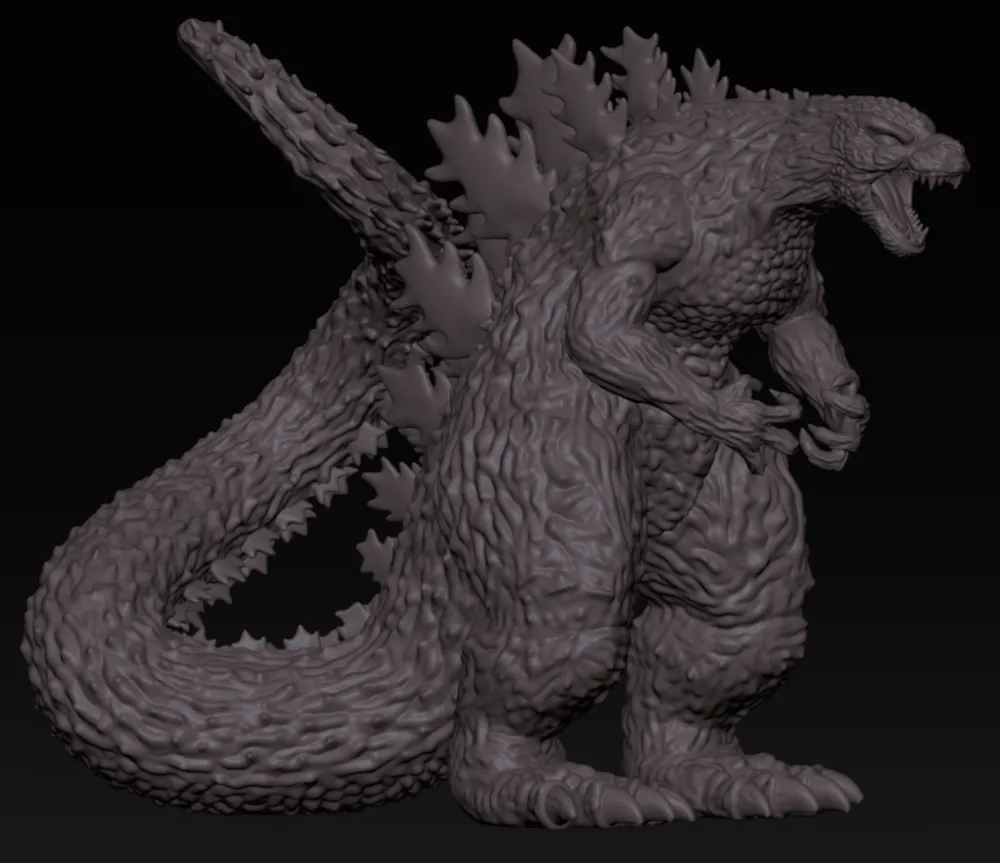 Heisei Godzilla - Free 3D Print Model - MakerWorld