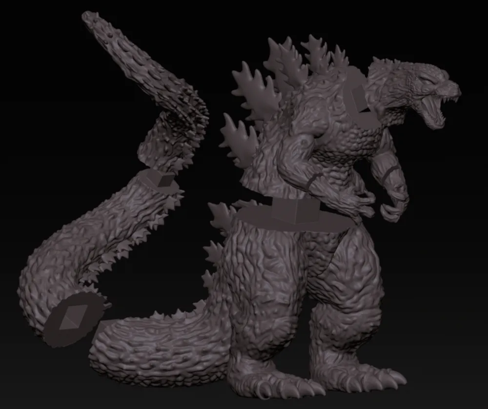 Heisei Godzilla - Free 3D Print Model - MakerWorld