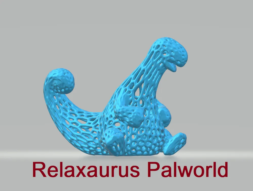 Relaxaurus Voronoi Palworld Remixed by Xeraj - MakerWorld