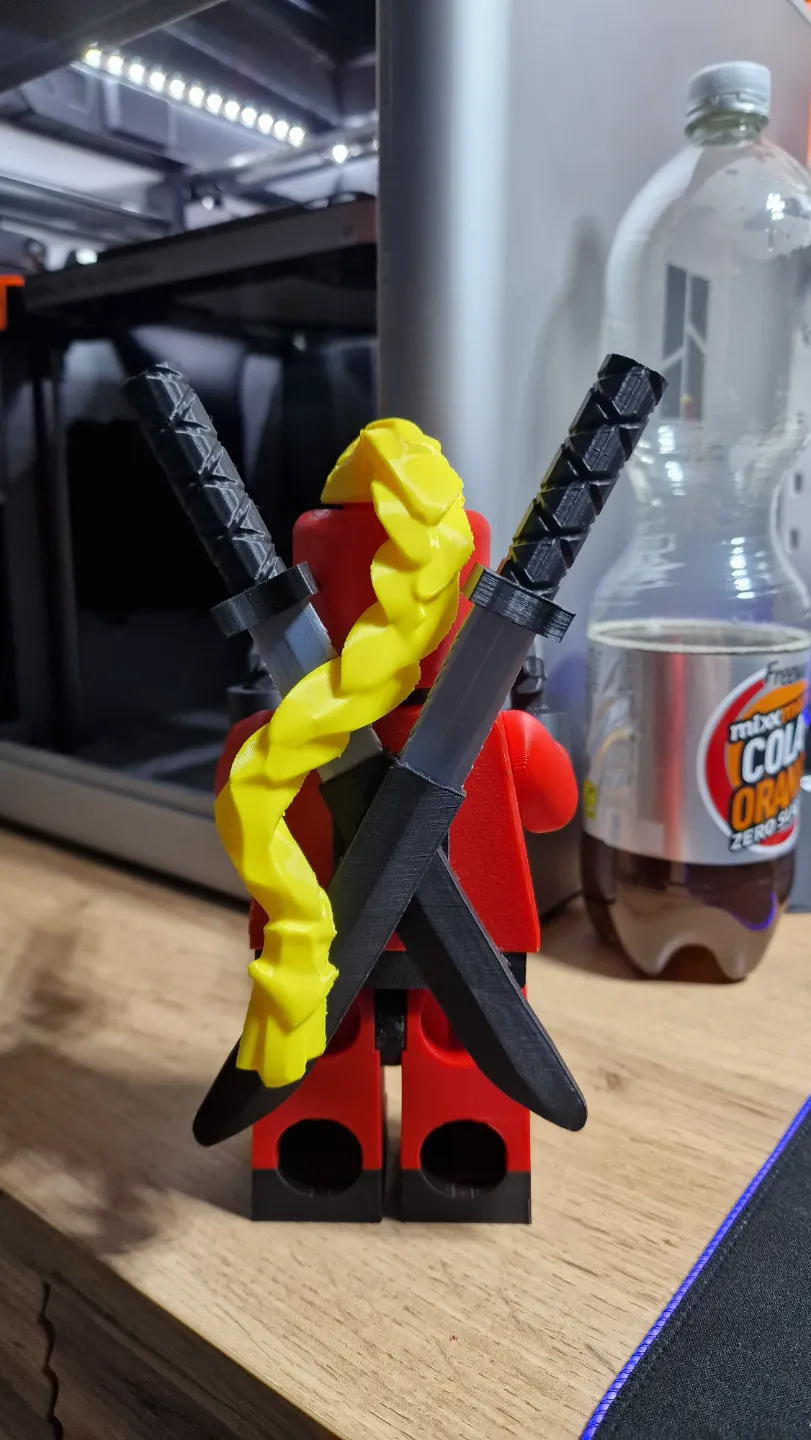 LADY DEADPOOL BICK BRICK Figure Männchen Marvel Remixed by 3DMetalCave ...